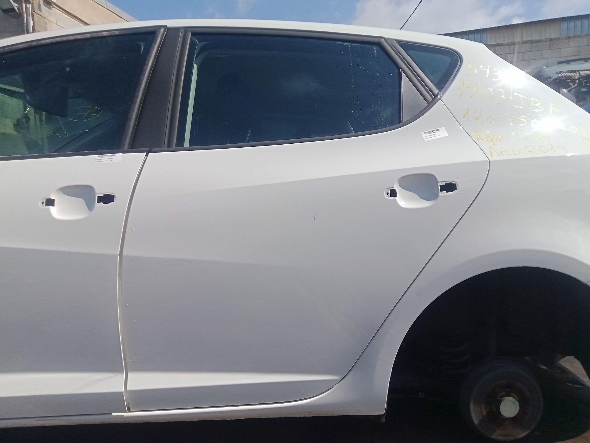 REAR LEFT DOOR / BLANCO / 586403 FOR SEAT IBIZA 6J5 1.2 TDI | eBay UK
